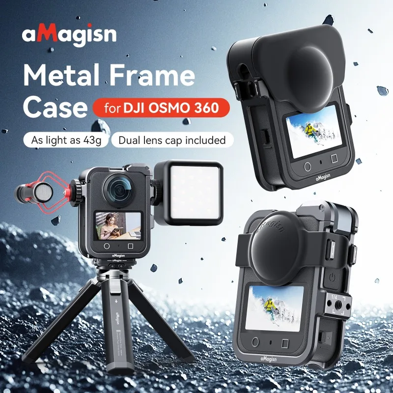 aMagisn Metal Cage for DJI OSMO Pocket 3 Only 43g Weight Quick Release ...