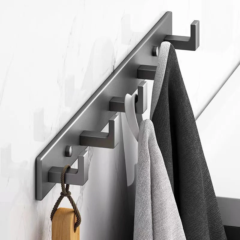 Bathroom-Space-Aluminum-Robe-Hook-Wall-Mounted-Clothes-Coat-Hook-Wall ...