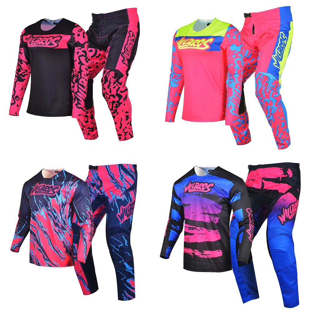 Conjunto-de-Jersey-y-pantalones-para-Motocross-todoterreno-MX-conjunto-de-equipo-de-carreras ...