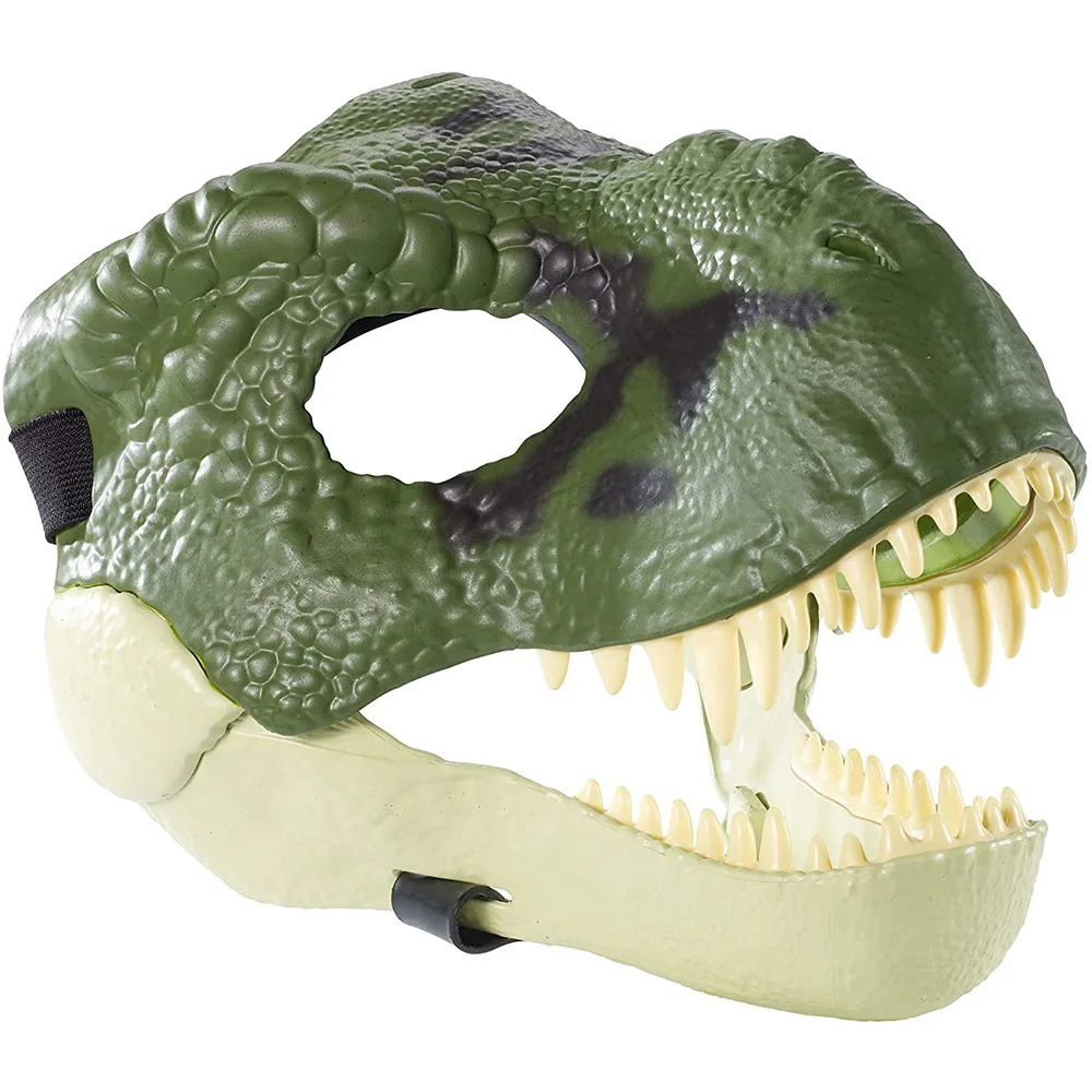 Halloween-Dragon-Dinosaur-Mask-Open-Mouth-Latex-Horror-Dinosaur ...