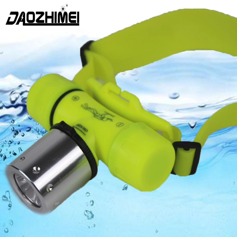 Super-Bright-LED-Diving-Headlamp-IPX8-Waterproof-18650-21700-Dive-Lamp ...