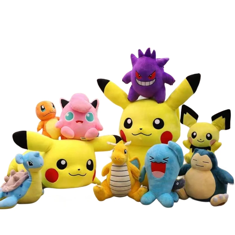 Original-Pokemon-Anime-Figure-Plush-Rag-Dolls-Toys-Pikachu-Charmander ...