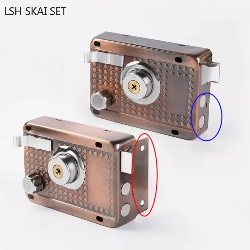 Exterior-Stainless-Steel-Door-Locks-Security-Anti-theft-Lock-Multiple ...