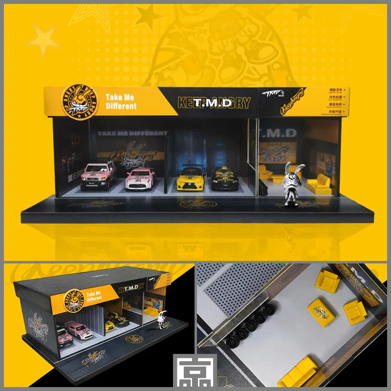 Moreart-1-64-Fashion-Car-Modification-Repair-Shop-Scene-Model ...