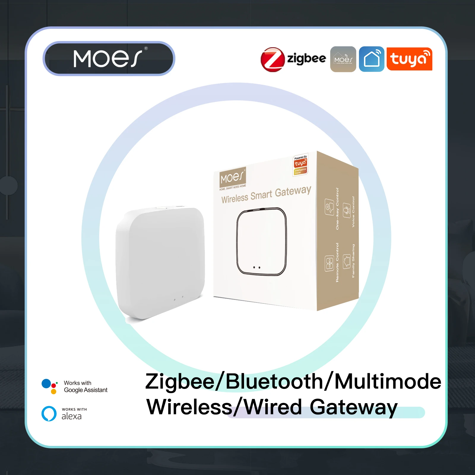 MOES-Tuya-ZigBee-BLE-Smart-Gateway-Hub-Smart-Home-Bridge-Smart-Life-APP ...