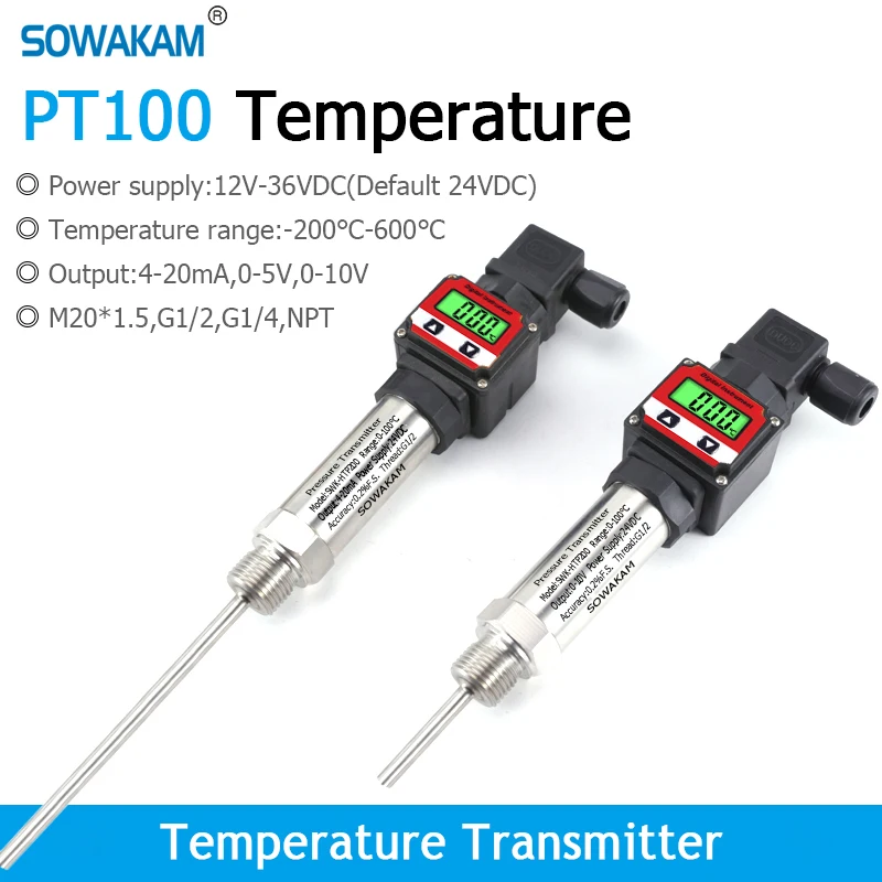PT100-Module-LCD-Display-Temperature-Transmitter-4-20mA-0-5V-10V-Output-Plug-in-Temperature ...