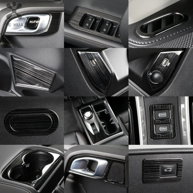 Haval Dargo 2022 Dargo X 2023 2024 Brushed Black Car Gear Shift Box ...