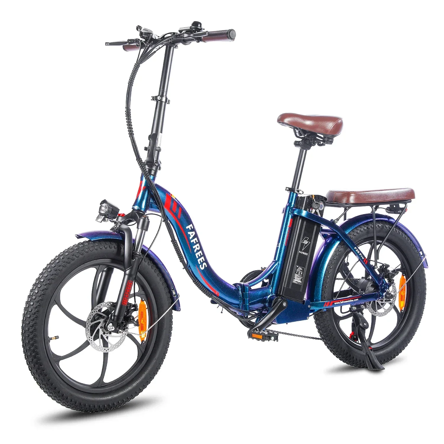 FAFREES F20 Pro Folding Electric Bike 20 Inch 250W E-bike 7-Speed Gears ...