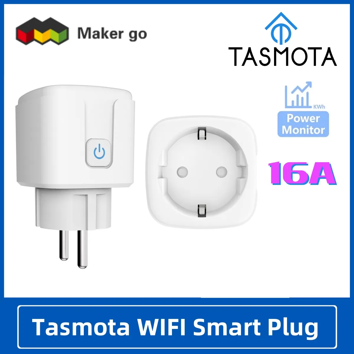 TASMOTA WiFi Plug Works With Matter Home Assitant Electric Consumption ...
