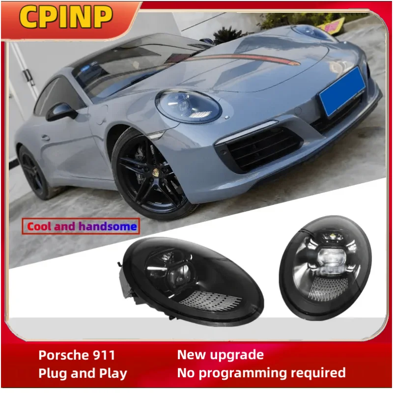 Headlight-991-to-992-GT3RS-For-Porsche-911-LED-matrix-LED-daytime ...