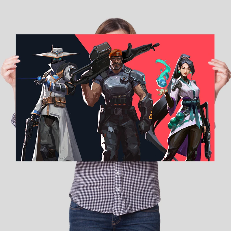 Valorant-Game-Posters-Wall-Stickers-Decorations-E-sports-Games-Internet ...