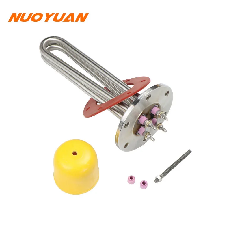 Calentador de agua eléctrico de acero inoxidable con brida de 115mm ...