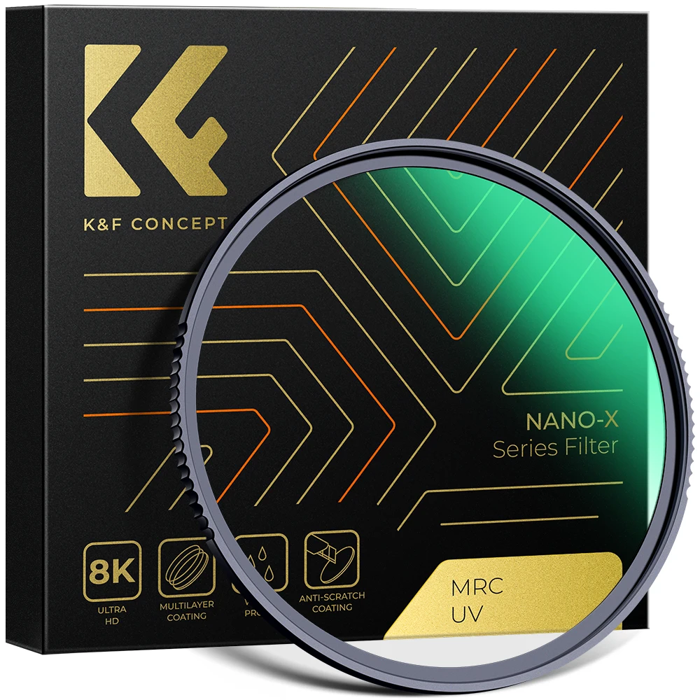 K&F Concept UV Filter Lens Multi Coated Protection Nanotech Coatings ...