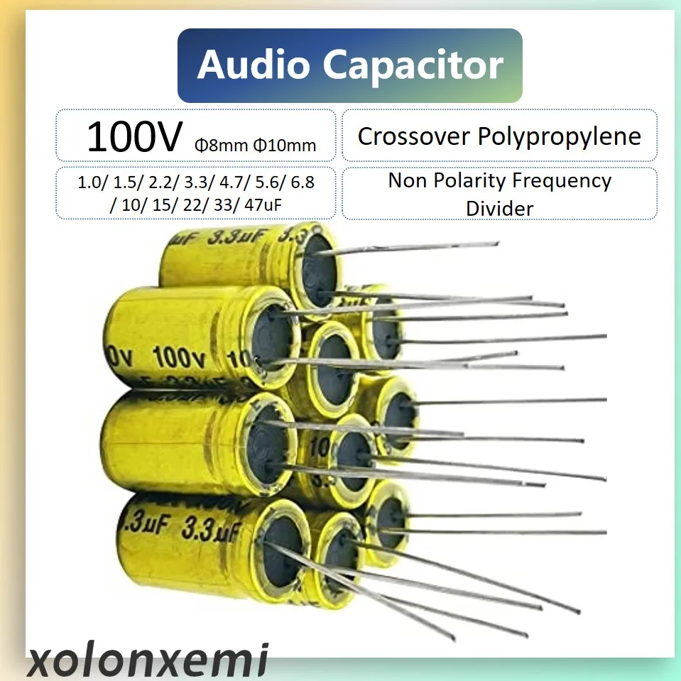 Condensador-de-Audio-de-altavoz-sin-electrodos-10-piezas-100V-NP ...