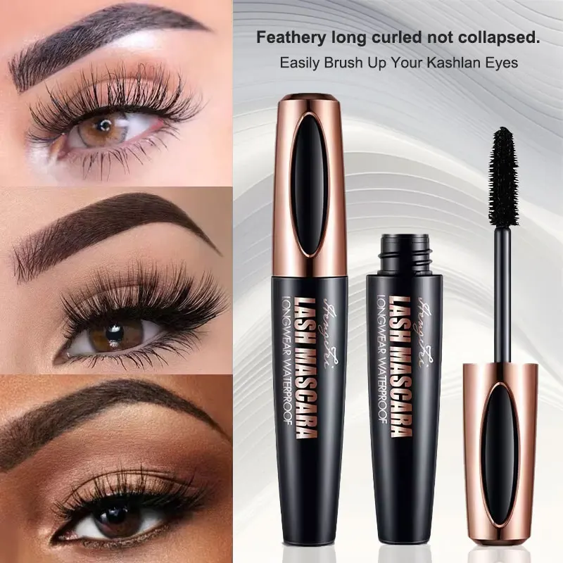 4D-Waterproof-Mascara-Waterproof-Silk-Fiber-Brush-Anti-Sweat-Long ...