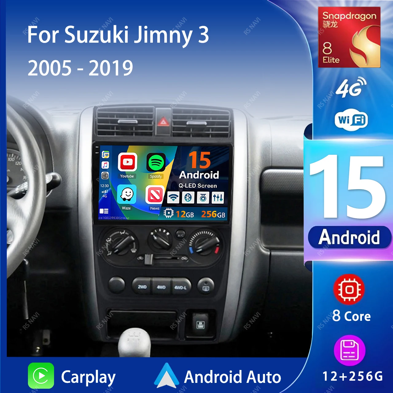 Android 15 Carplay Auto 2K Screen Car Radio Multimedia Player For ...