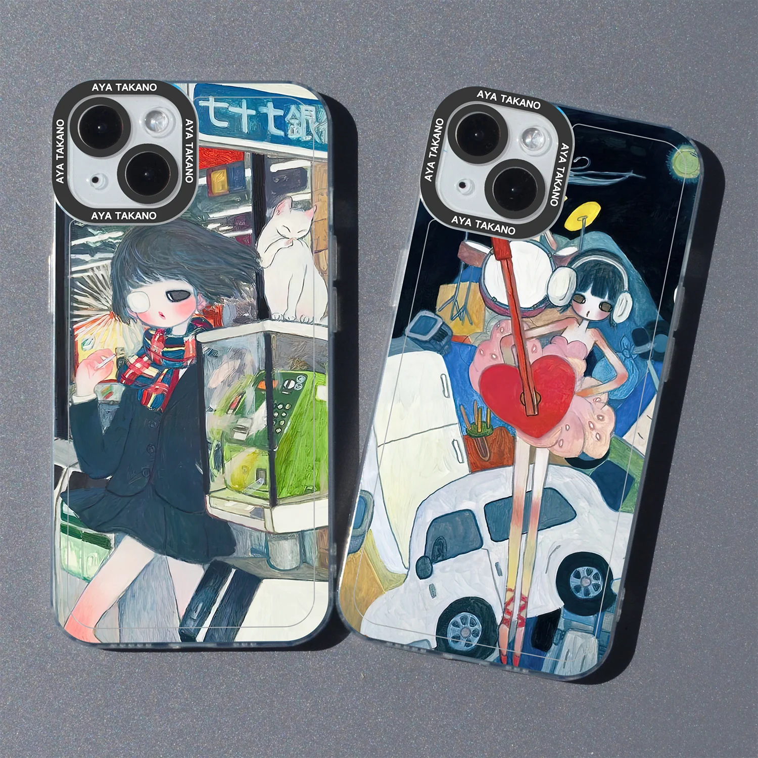 Art Cartoon Aesthetic Aya Takano Phone Case For iPhone 14 13 12 11 Pro ...
