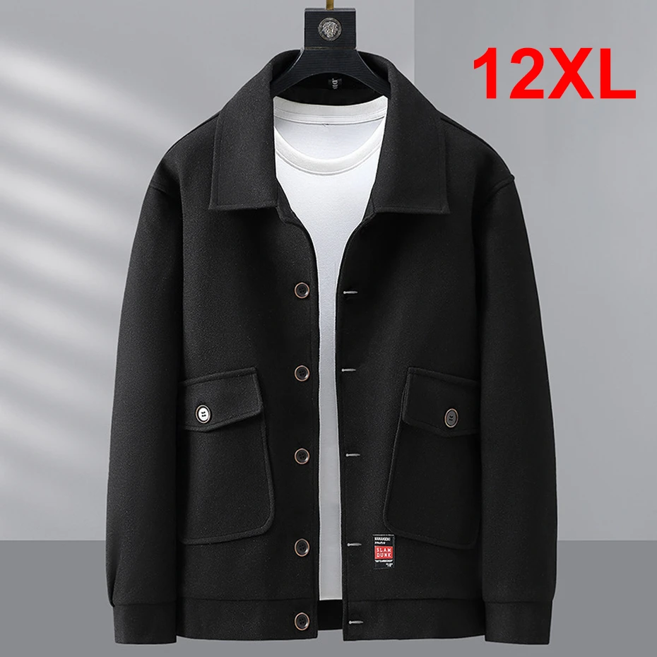 Black-Wool-Coat-Men-Plus-Size-10XL-12XL-Wool-Jackets-Coats-Autumn ...