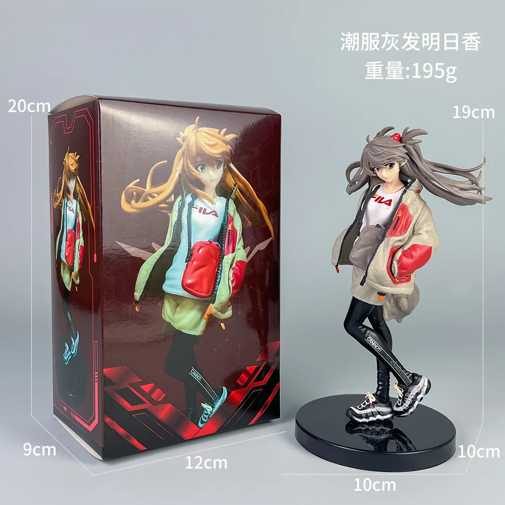 Figuras de acción de Genesis Evangelion de neón, 2 tipos, 25cm, Asuka Langley Shikinami Ver ...