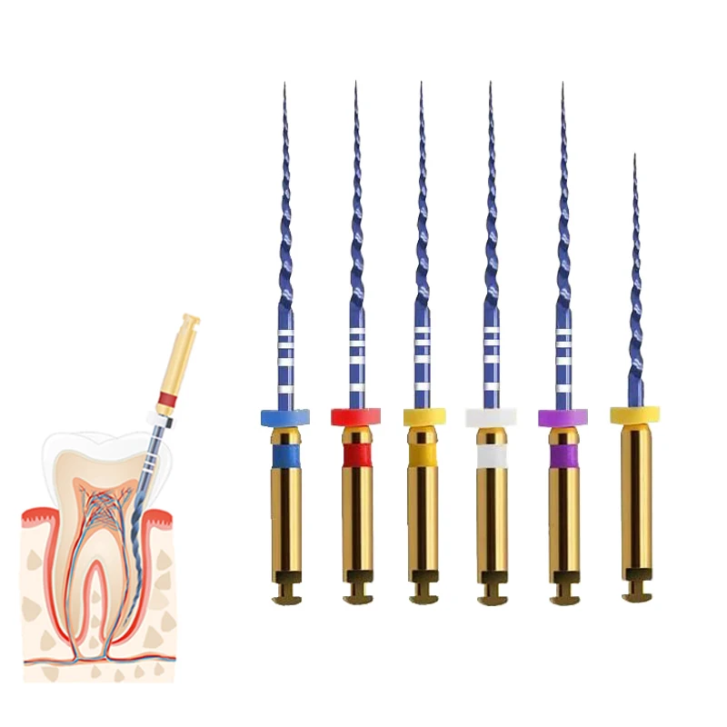 6pcs-box-Dental-Root-Canal-Files-SX-F3-25mm-Root-Canal-Treatment ...