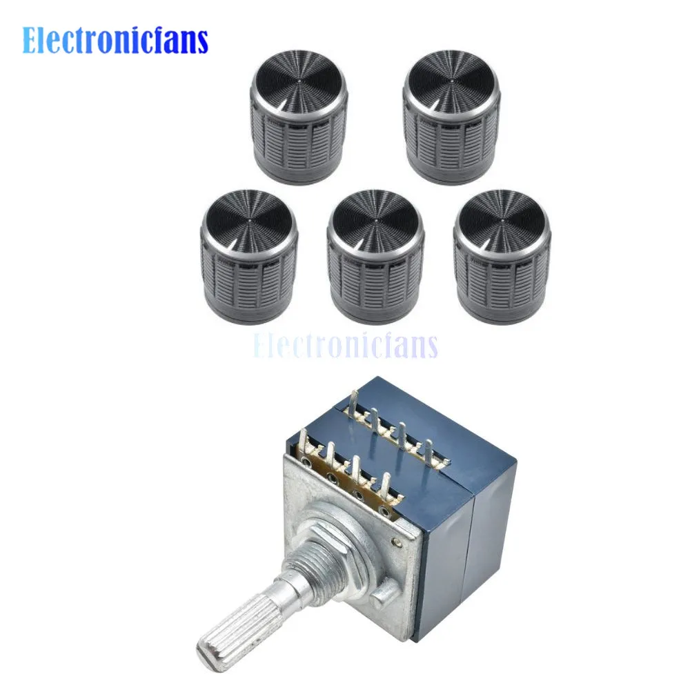 Volume-Control-Pot-Stereo-W-Loudness-L-Rotary-Potentiometer-Knob-Dia ...