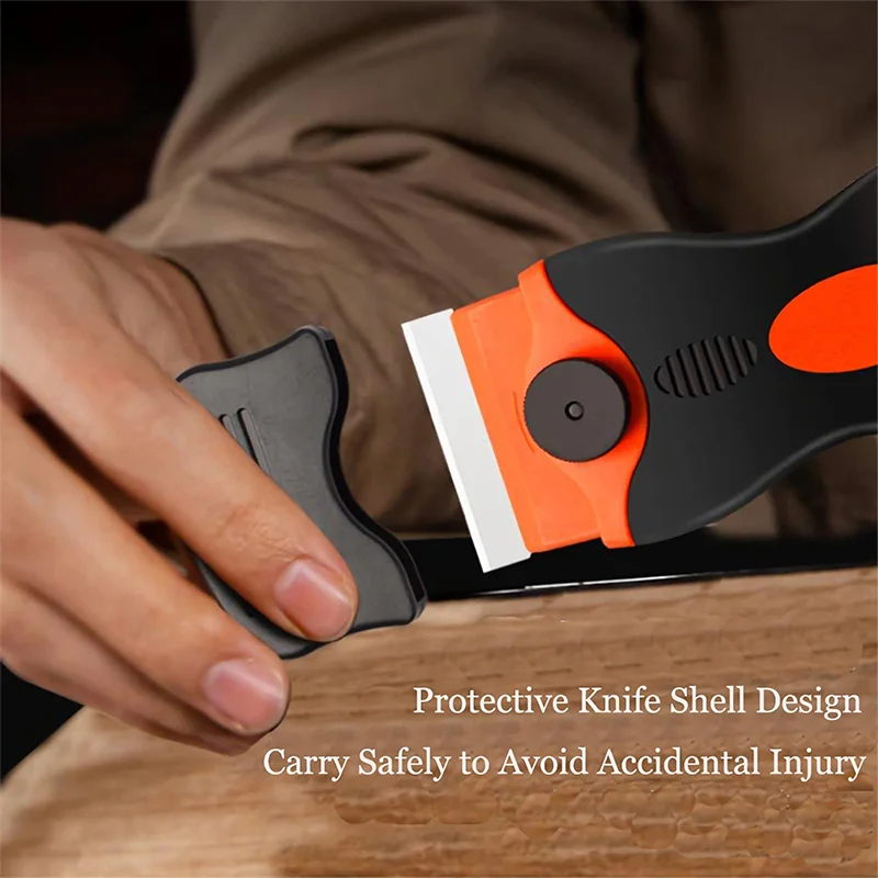 Cleaning-Scraper-Window-Glass-Ceramic-Scraper-Two-Kinds-Blade-Plastic ...