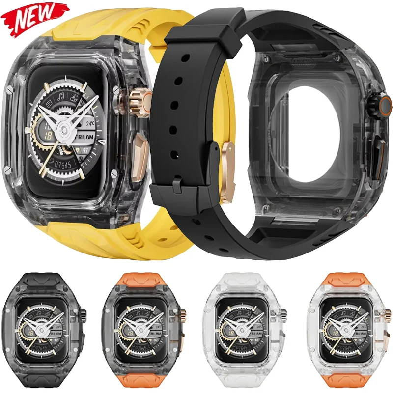Integrated Case+Silicone Strap For Apple Watch Ultra 2/1 10 46mm All ...
