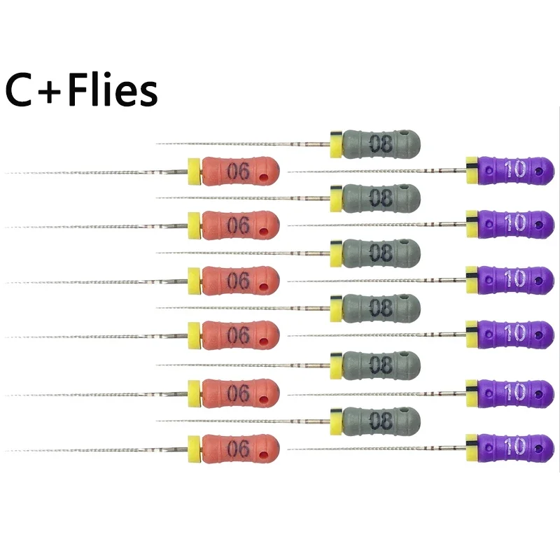 Denspay-6pcs-Box-Dental-C-File-Endodontic-Endo-Root-Canal-Unclogging ...