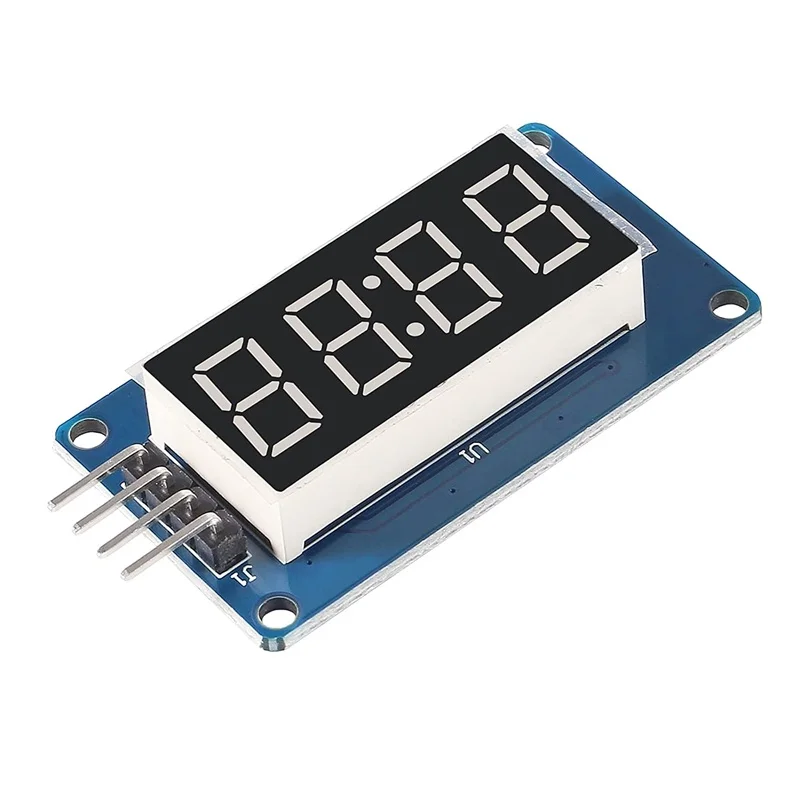 6pcs 4 Digits 7 Segment Digital Tube Tm1637 Led Display Module I2c With ...