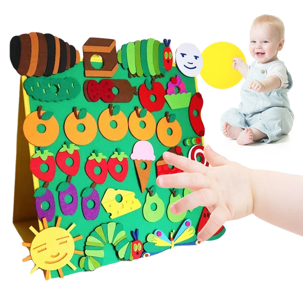 Hungry-Caterpillar-Toy-English-Picture-Books-Teaching-Aids-Felt-Toys ...