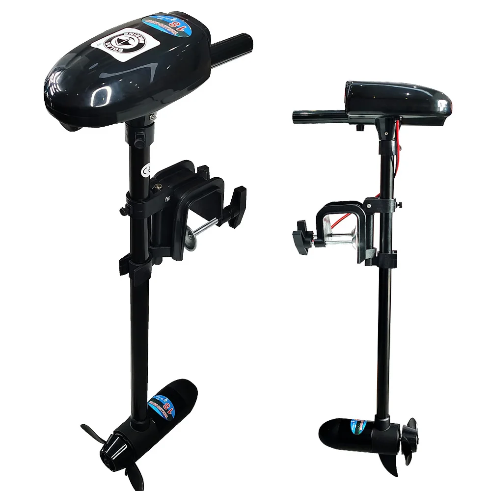 Boat Electric Trolling Motor Engine By Dc Battery Driven Propeller ...