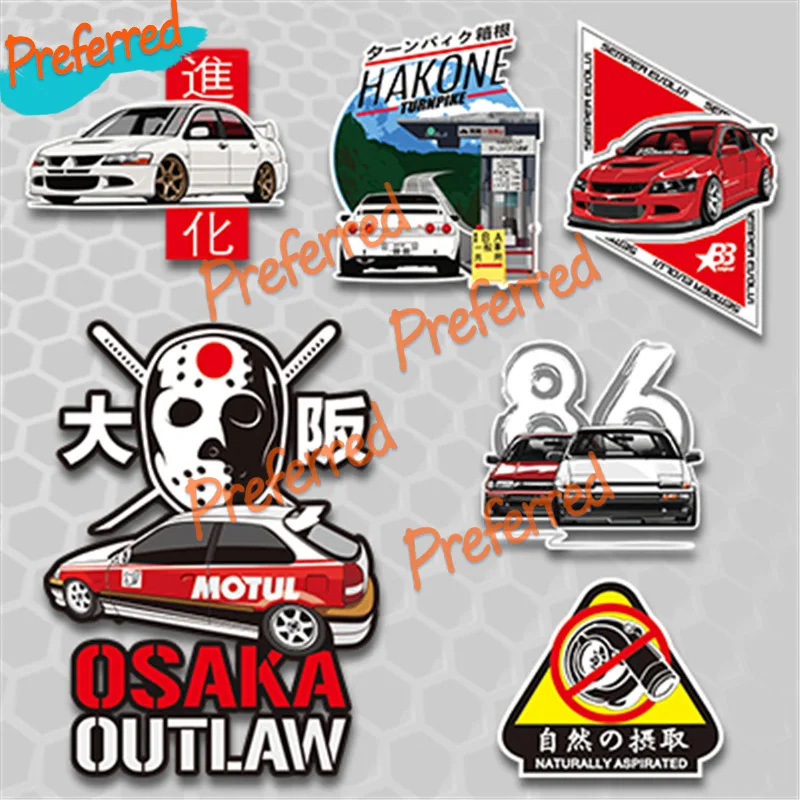 High-Quality-Decal-Japan-EVO-OSAKA-OUTLAW-Hakone-Car-Sticker-Motorcycle ...