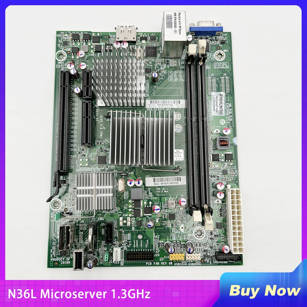 Placa base para HP N36L Microserver, 1,3 GHz, 620826 001, 613775 001 ...