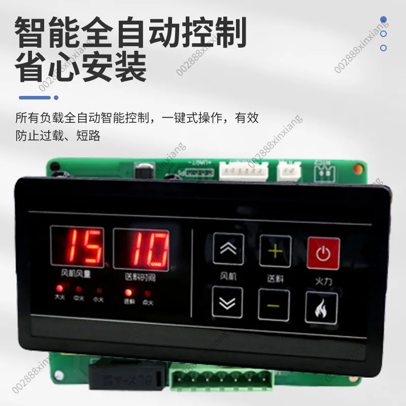 Pellet Stove Display LED Digital Control Panel Circuit Board ...