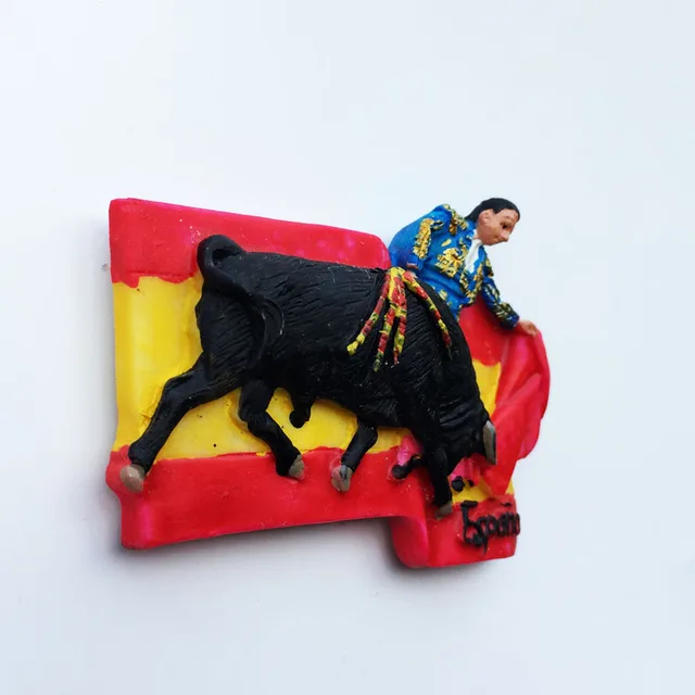 Spain creative national flag tourism commemorative decoration national ...