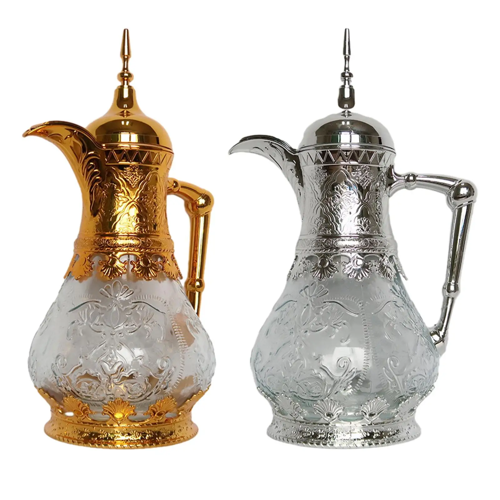 Arabic-Style-Coffee-Pot-Thermal-Pitcher-Sturdy-with-Handle-Beverage ...