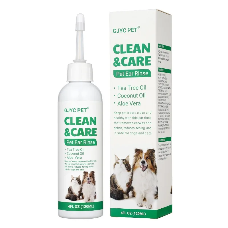 Cat and Dog Ear Mite Ear Drops Ear Cleansing Liquid Pet Cat and Dog Ear ...