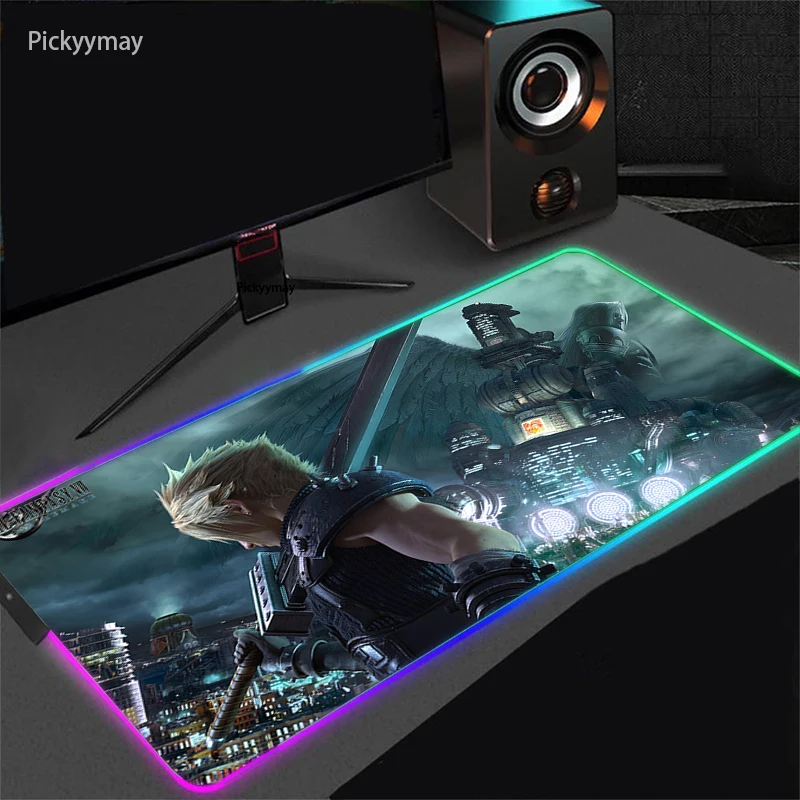 Large-RGB-Mouse-Pad-Final-Fantasy-Gaming-Mousepad-LED-Mause-Pad-Gamer ...