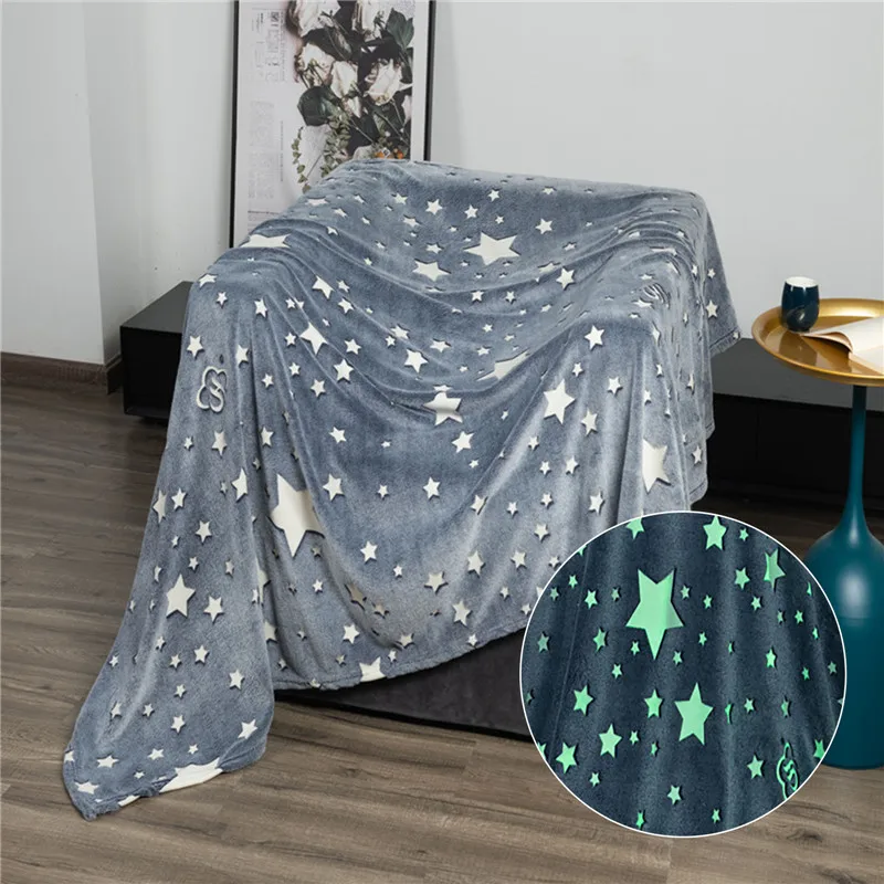 Luminous-Blanket-Double-Sided-Flannel-Luminous-Cover-Blanket-Air ...