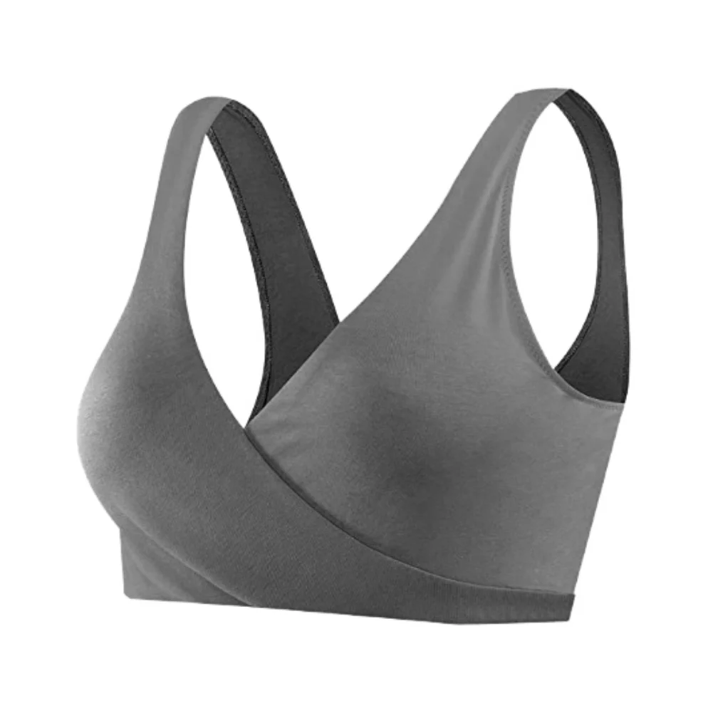 Women-s-Front-Buckle-Folded-Wireless-Nursing-Bra-Pregnancy-Bra ...