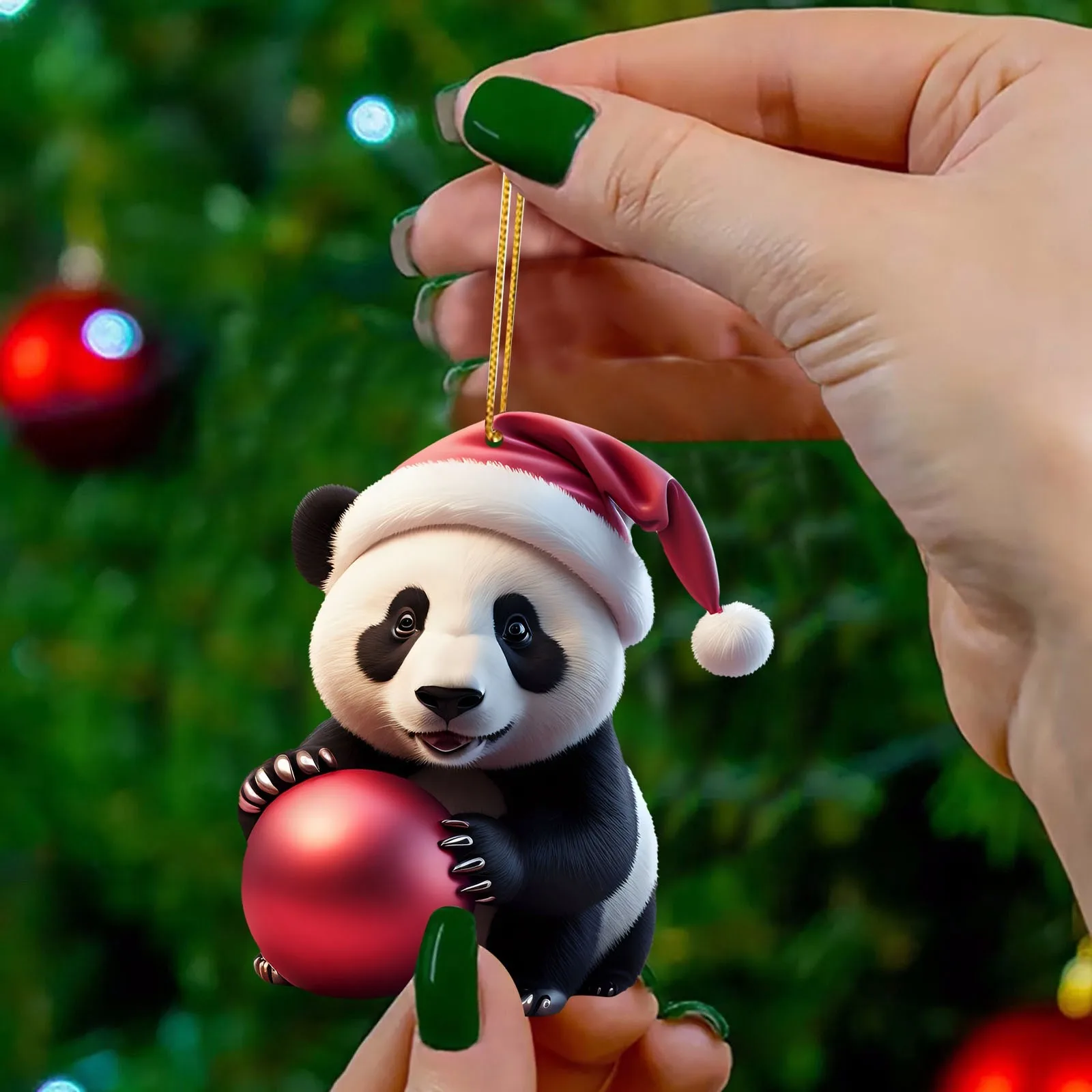 Creative-Adorable-Cartoon-Panda-Home-Christmas-Tree-Hanging-Ornaments ...