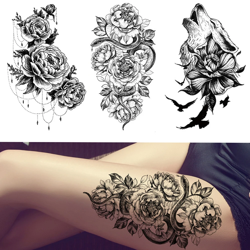 Snake Face Paint On Arm