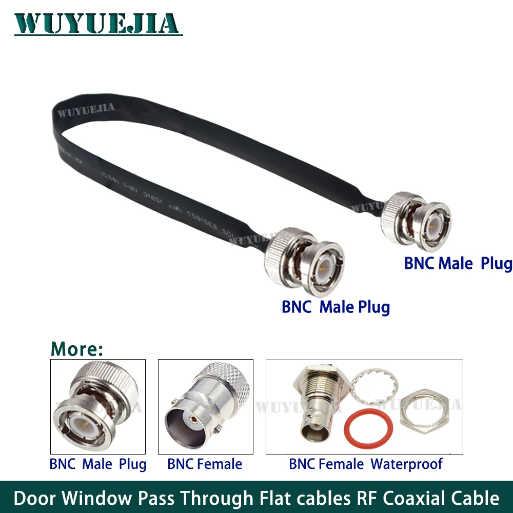 Enchufe macho BNC plano a conector macho/hembra, conector impermeable ...