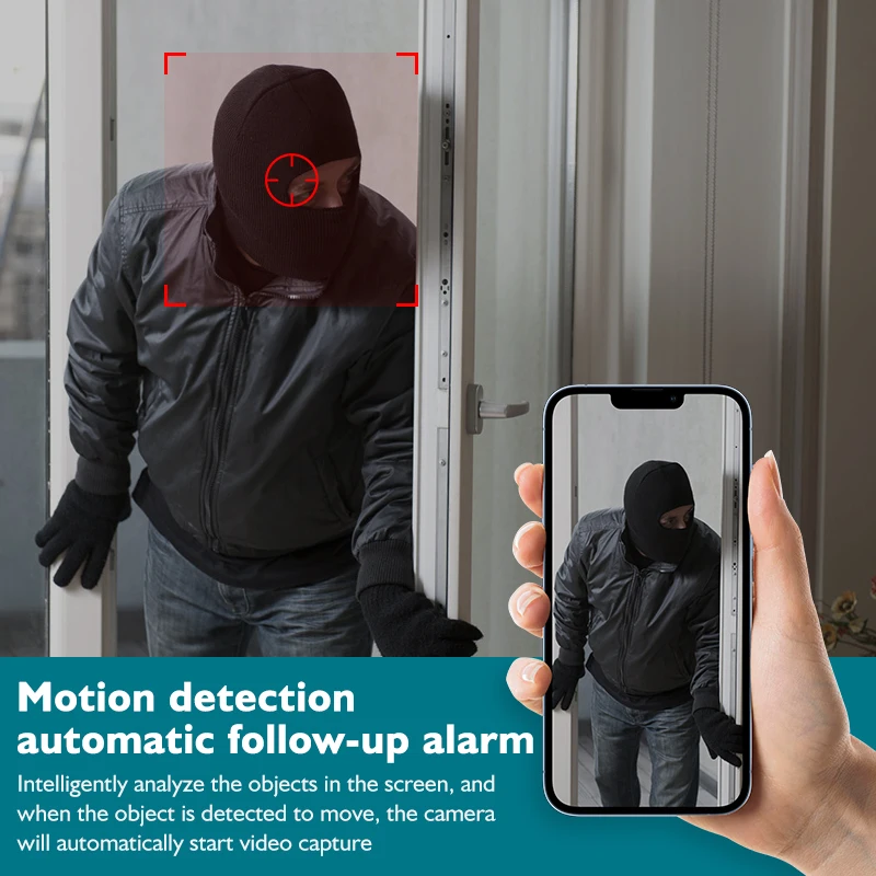 1080P Wifi Mini Kamera Éjszakai Látásbiztonsági Védelmi Kamerával ...