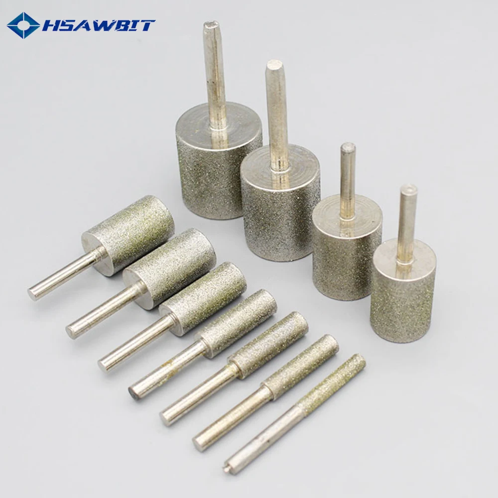 Diamond Cylinder Type Grinding Head Abrasive Wheel Jade Jewelry ...