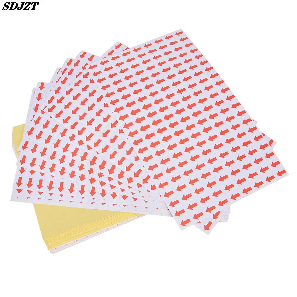 10800-Pcs-red-arrow-stickers-fault-mistake-defectives-marking-for ...
