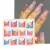 5d Acrylic Flowers Stickers Nails Art Supplies Gradient Pink White ...