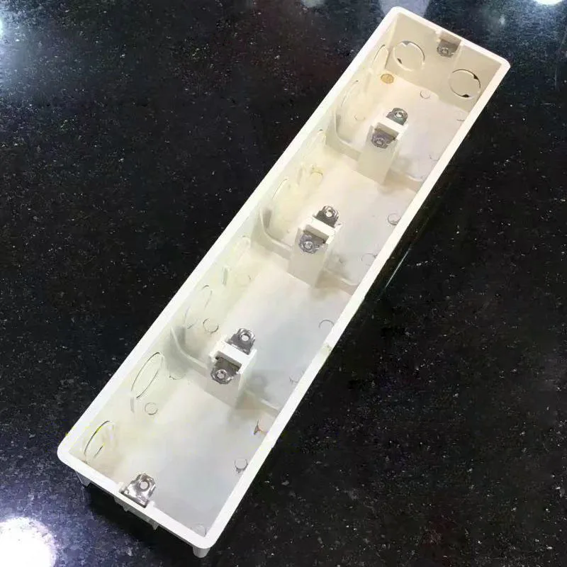 4*86 Type Junction Box Concealed Pvc Wiring 4 Gang Switch Socket Line ...
