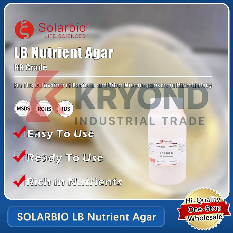SOLARBIO LB Nutrient Agar for Microbial Culture and Laboratory ...