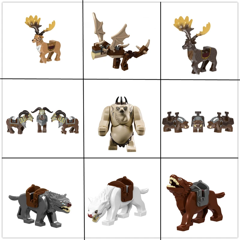 Magic-Middle-Series-Classic-Animals-Building-Blocks-Creative-War-Mount ...